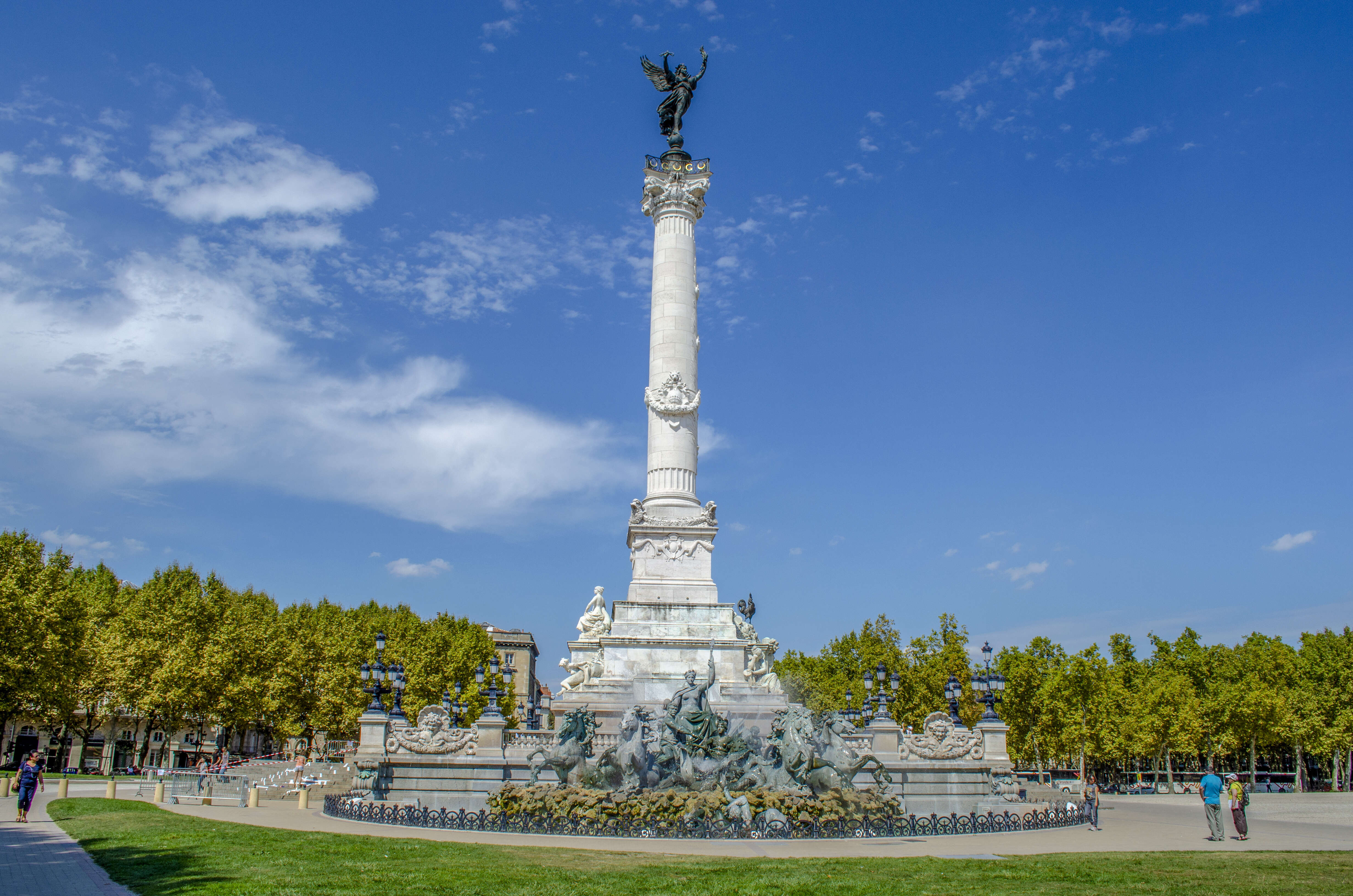 Places des Quinconces à Bordeaux